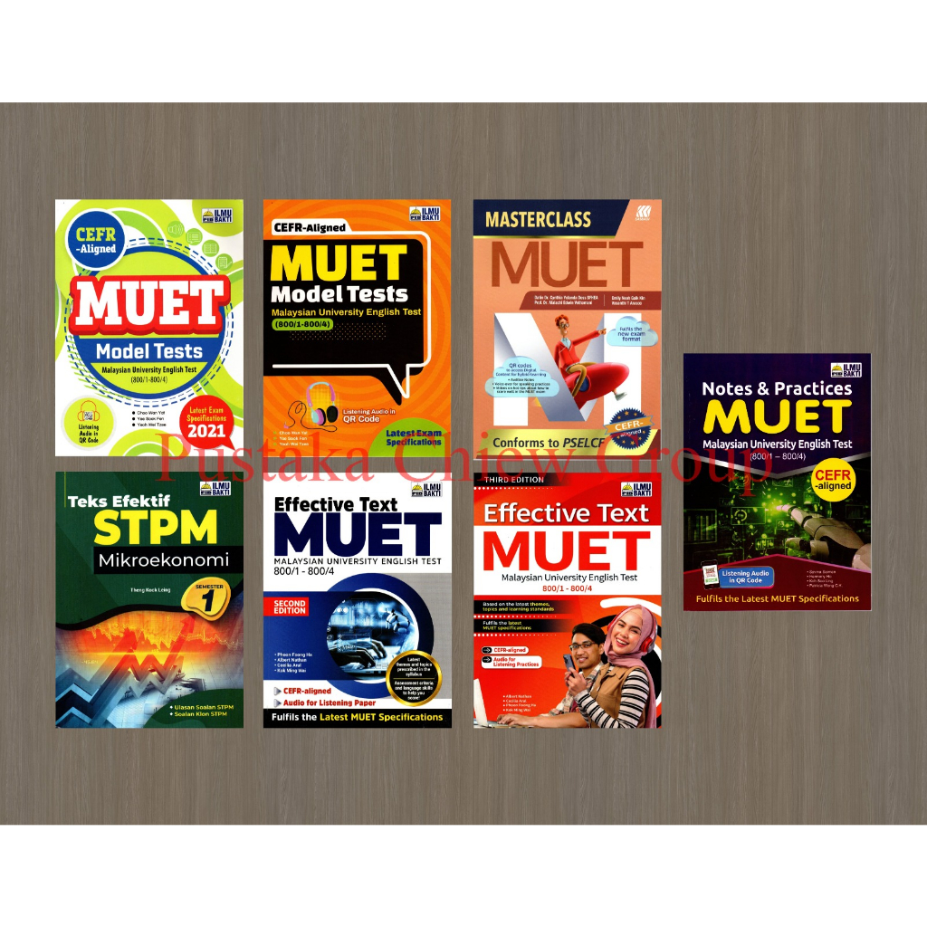 GRAMMAR GUIDE FOR PRE-U / EFFECTIVE TEXT MUET / MUET MODEL TEST ...