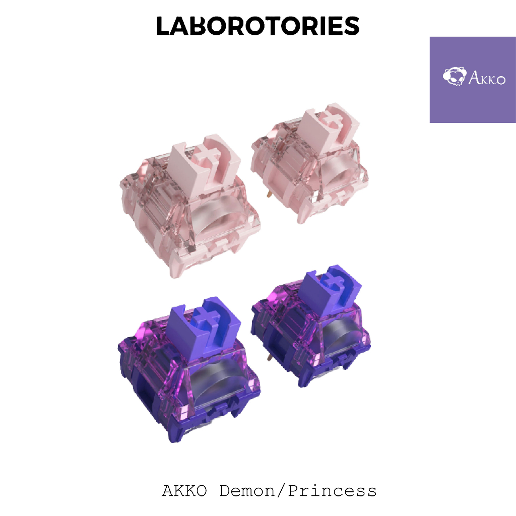 1PC Akko x TTC Demon Switches Princess Switch for Mechanical Keyboard ...