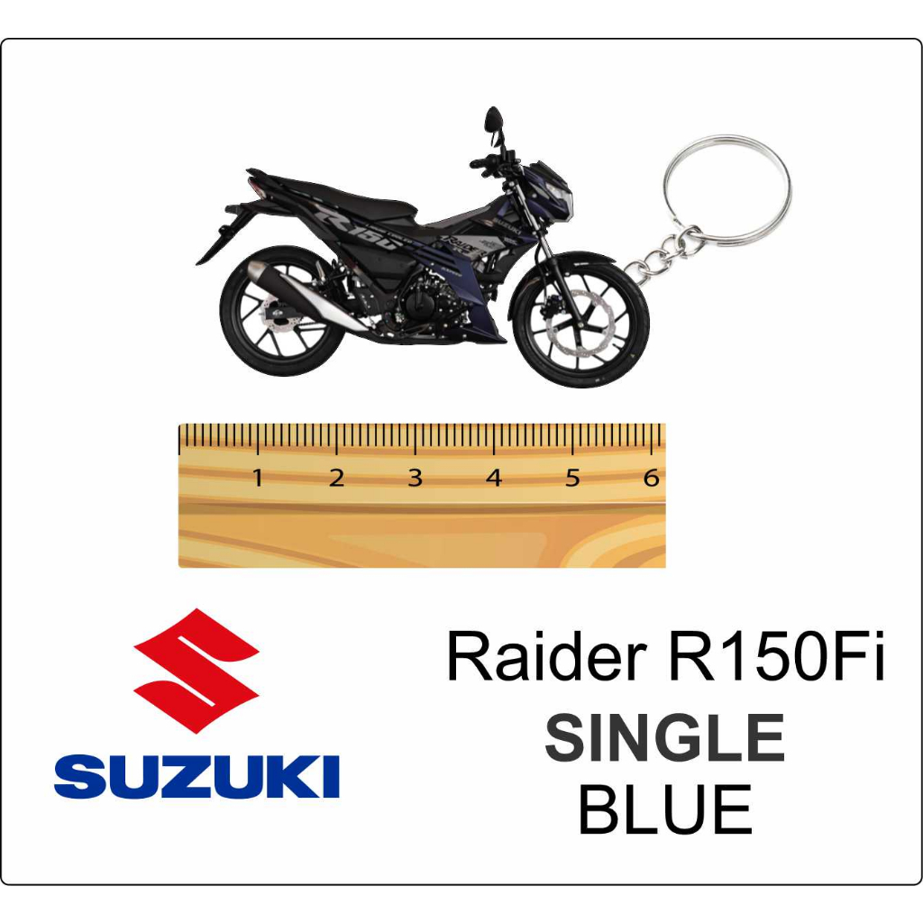 suzuki Raider R150Fi blue 2d keychain | Shopee Philippines