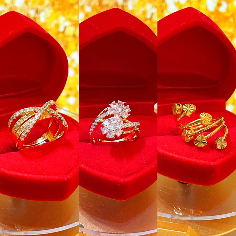 Jewellery DIAMOND RING COP 916 (bangkok gold / Korean gold 24k ...