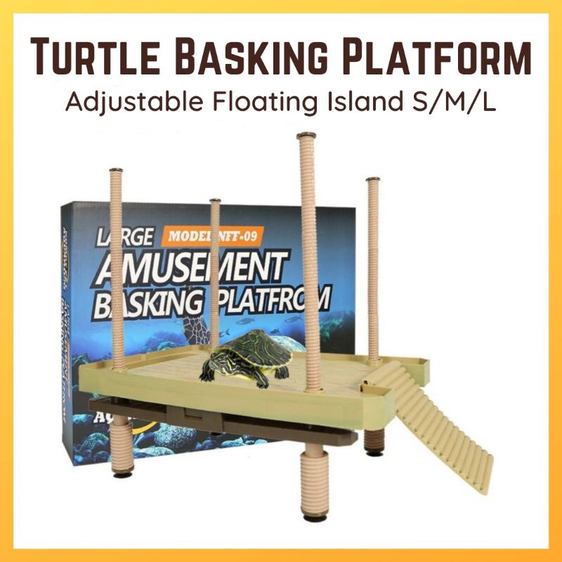 Nomoy Pet Turtle Basking Platform Turtle floating island L Size Turtle ...