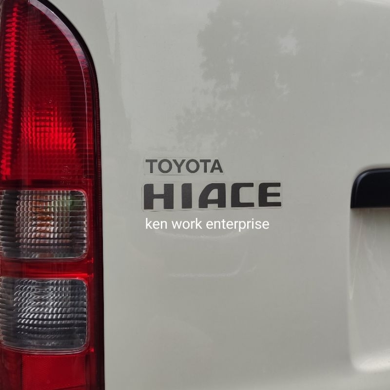 sticker toyota hiace van sticker | Shopee Philippines