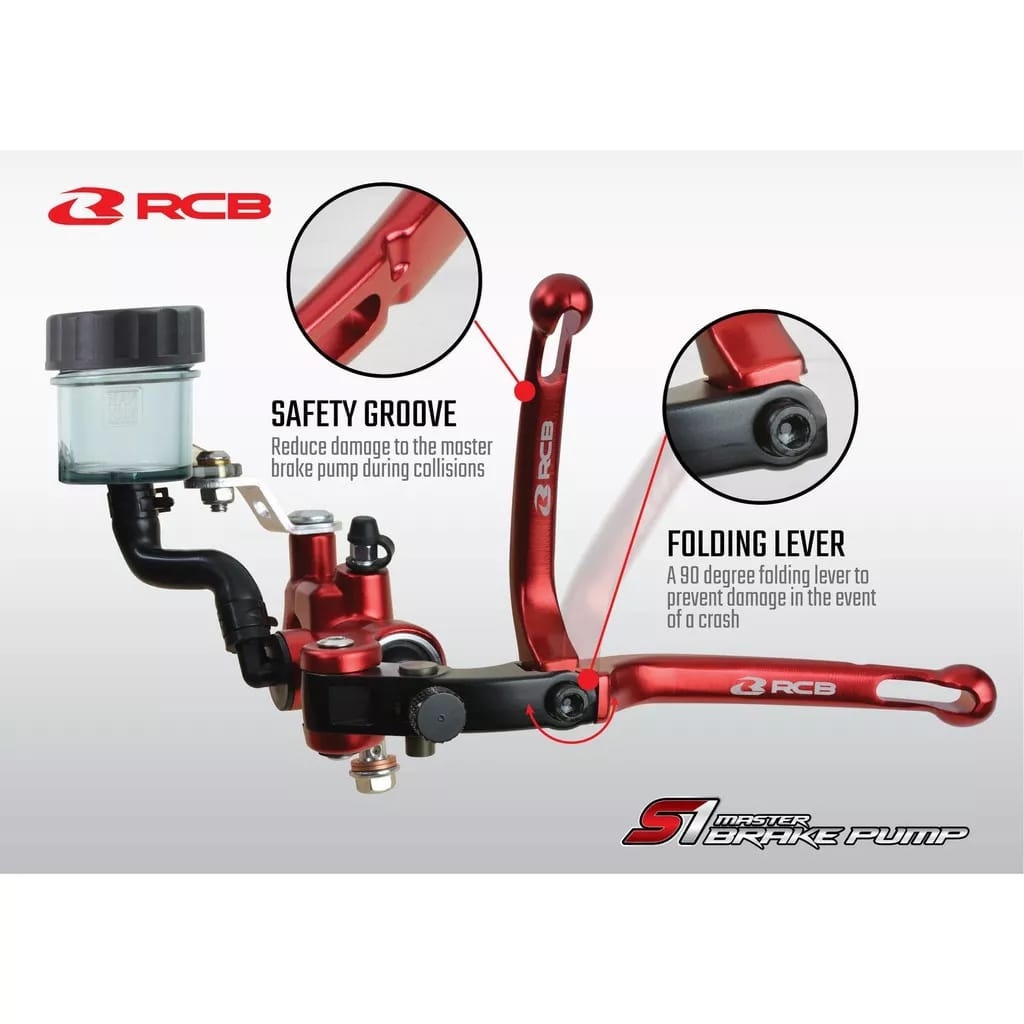 RCB FORGED MASTER BRAKE PUMP S1 14MM (RIGHT SIDE) | Shopee Philippines