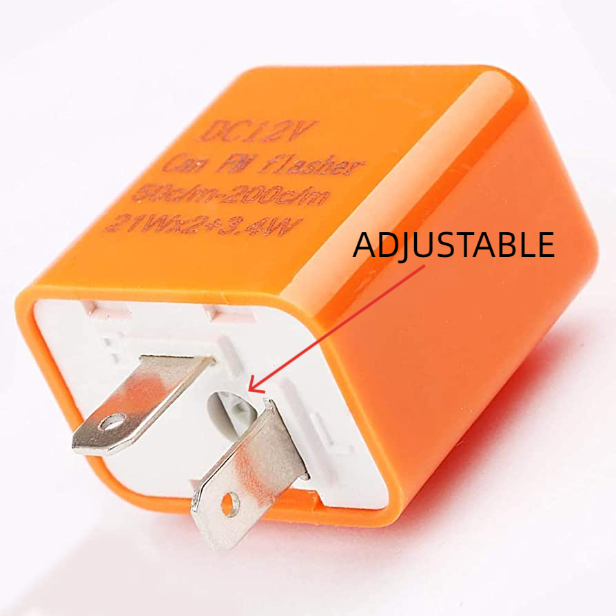 RELAY SIGNAL FLASHER ADJUSTABLE /DOUBLE SIGNAL LED HAZARD | Shopee ...