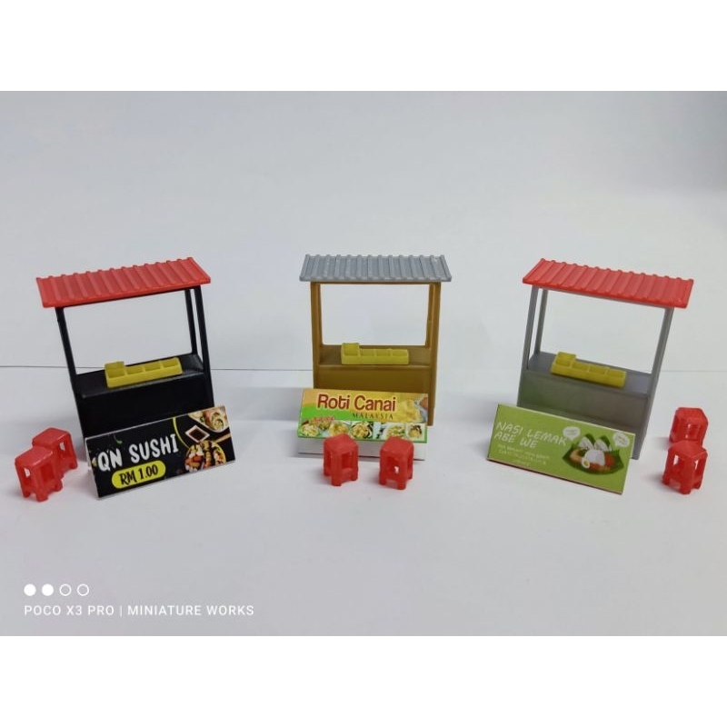 Food Outlet 1/64 diorama diecast Hotwheels, Tomica | Shopee Philippines