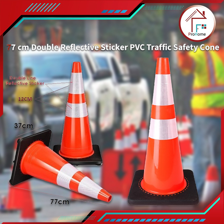 HEAVY DUTY 30" SAFETY CONE / TRAFFIC CONE RUBBER BASE / SAFETY CONE ...