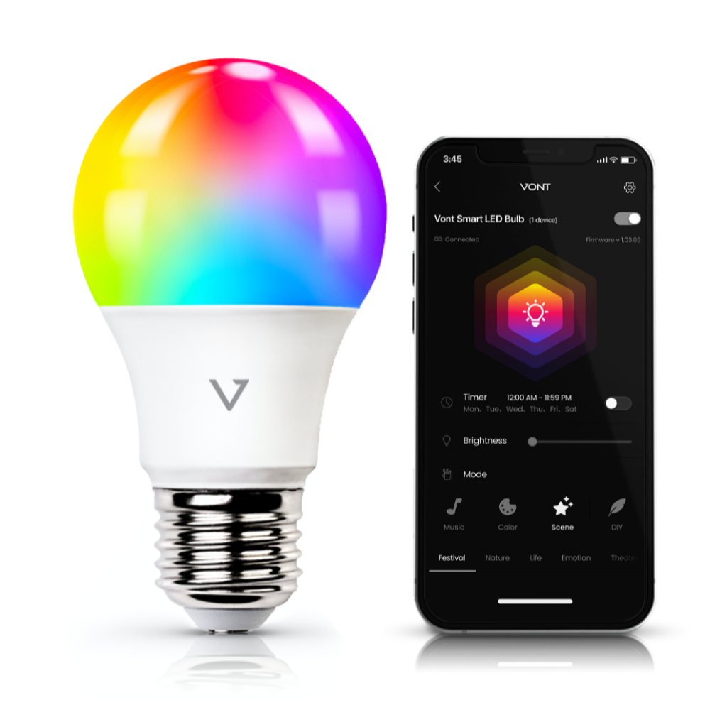Vont Smart Bulb Color pro 4-Bulb Pack | Shopee Philippines