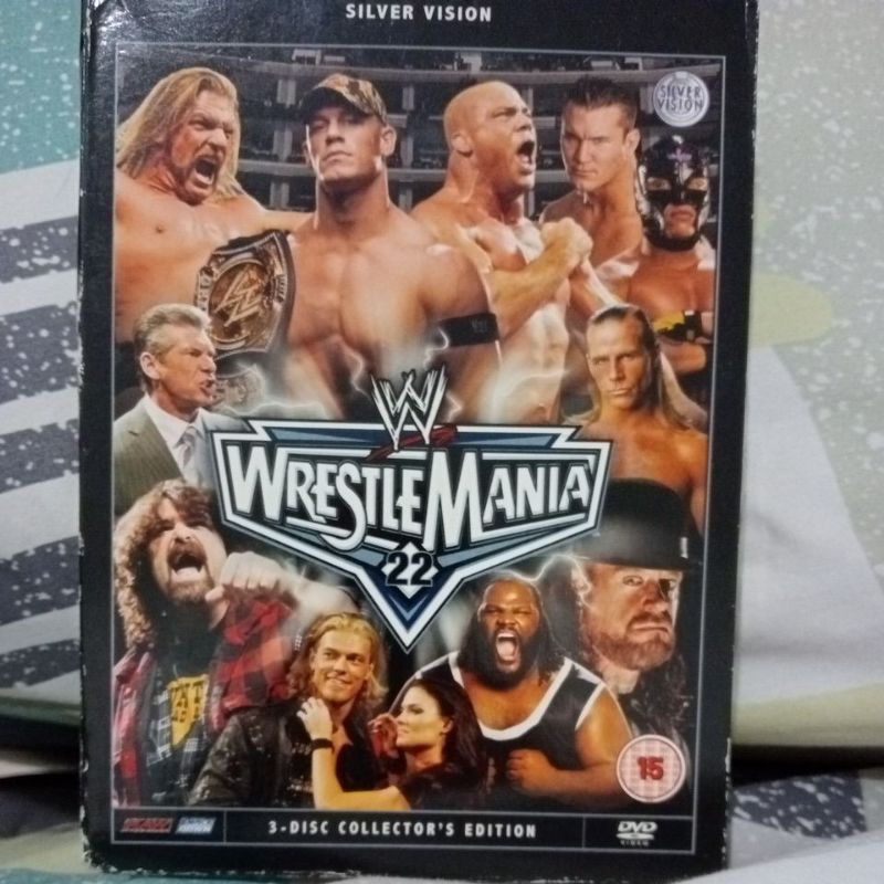 WWE WWF WRESTLEMANIA 22 DVD 3 DISC SPECIAL COLLECTOR'S EDITION | Shopee ...