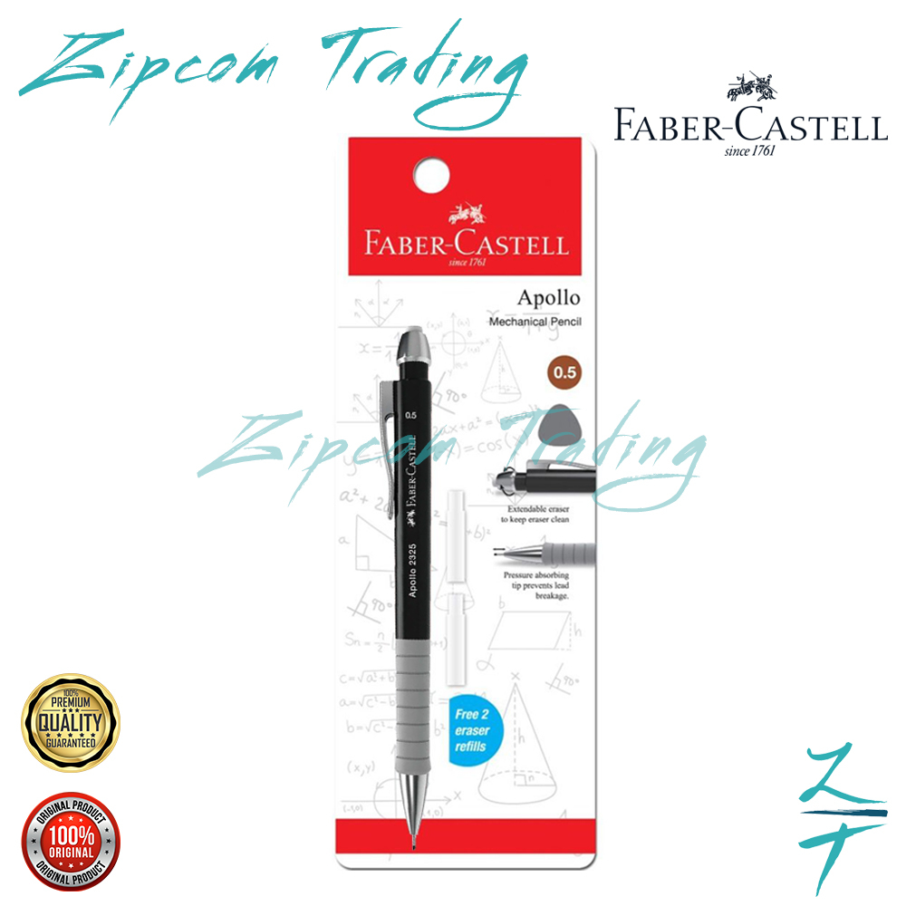 FABER-CASTELL Apollo Mechanical Pencil With Free eraser (0.5mm/0.7mm ...