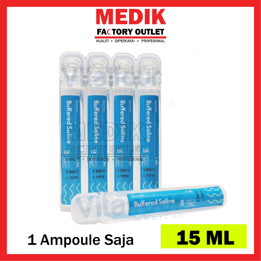 Opto-Pharm Eye Wash Buffered Saline 15ml | Shopee Philippines