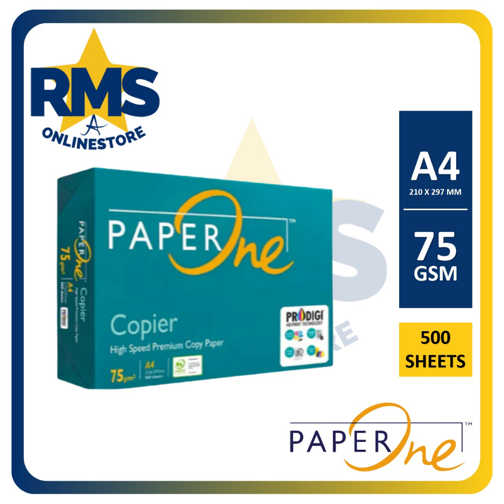 A4 PAPER ONE A4 PAPER 75GSM (500 sheets) COPIER PAPER | Shopee Philippines