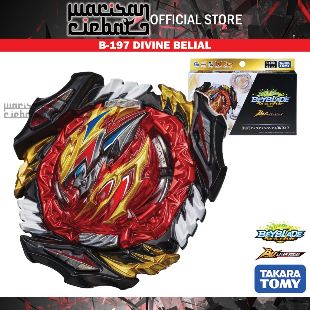 Takara Tomy Beyblade Burst BU B-197 Divine Belial Nexus Adventure-3 | Shopee Philippines