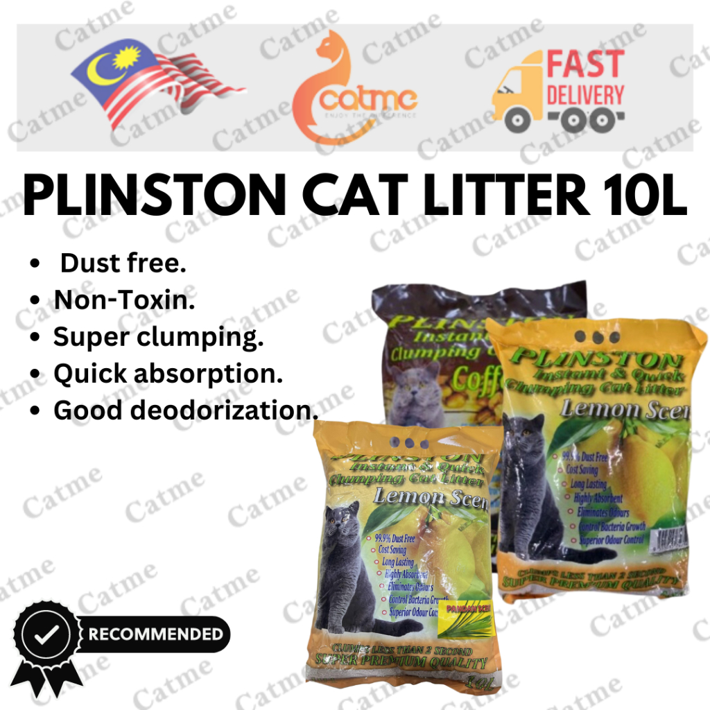 Plinston Cat Litter 10L Super Clumping Cat Litter Premium Cat Litter ...