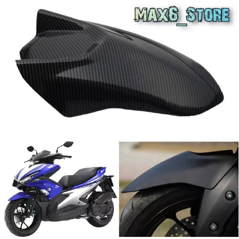 YAMAHA NVX155 V1 V2 V3 MUDGUARD NVX 155 CARBON FRONT FENDER MUDGUARD ...