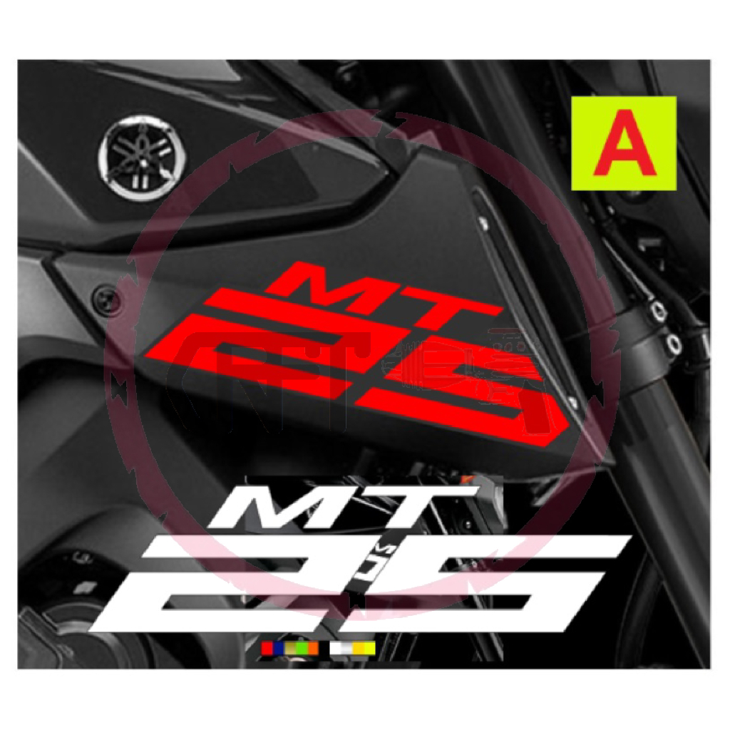 CFS570A 2X pcs Yamaha MT25 Radiator side cover swing arm mudguard tank ...