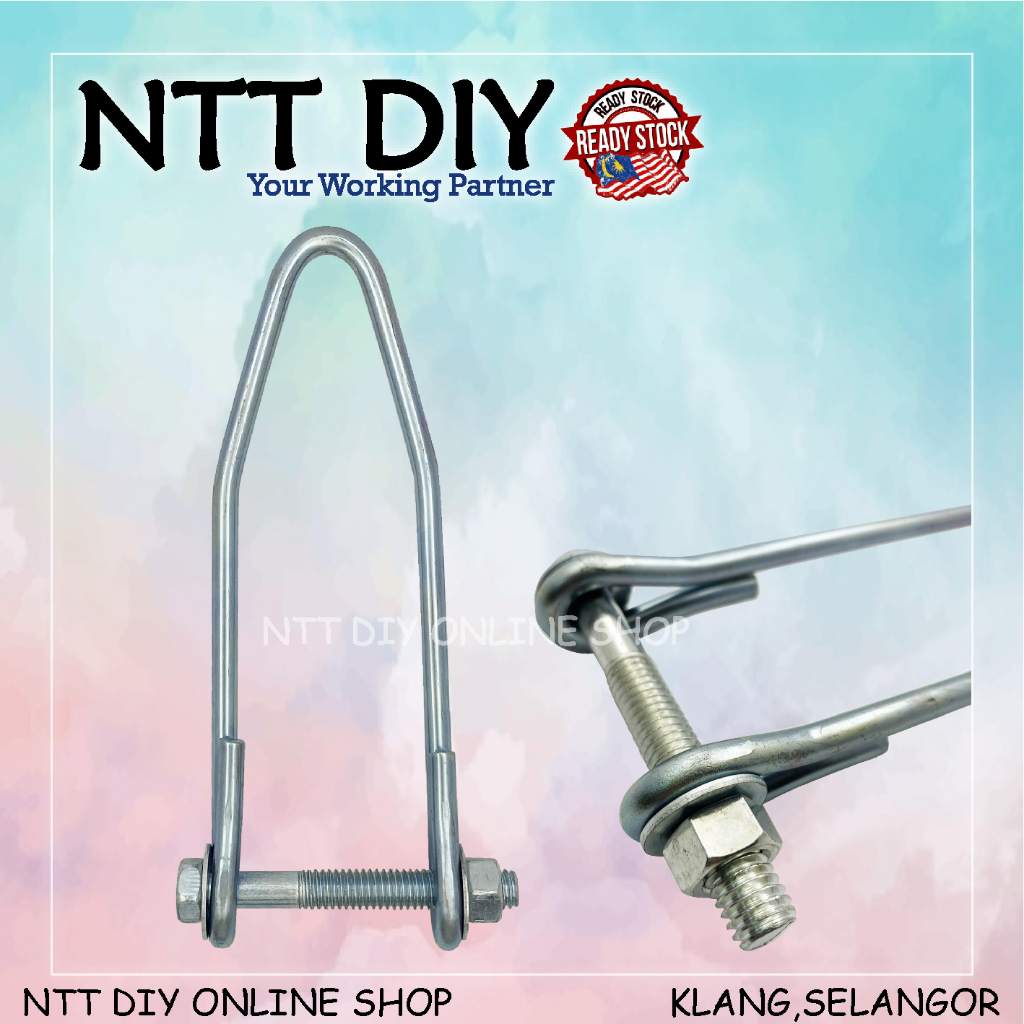 NTT DIY Fan Hook Bolt And Nut Chromed Steel Fan hook Multipurpose Fan ...
