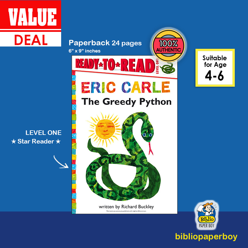 Eric Carle The Greedy Python | Shopee Philippines