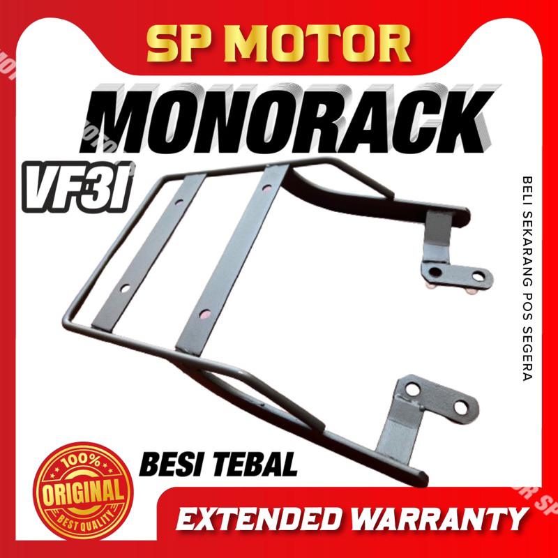 vf3I 185 monorack RACK/KAKI MONO RACK MV SYM VF3I 185 box carrier ...