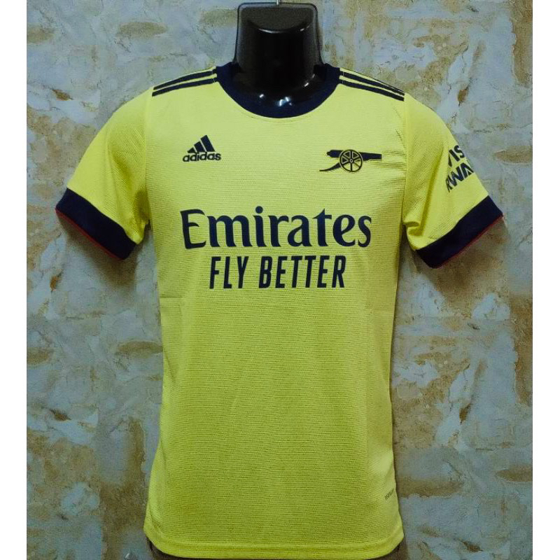 Jersi Arsenal Away Short Long sleeve 2021/22 Jersey | Shopee Philippines