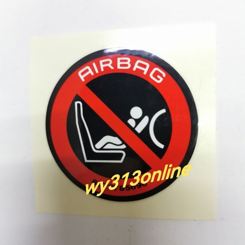 3M Car AirBag Sticker with Double Tape 5cm x 5cm | Shopee Philippines