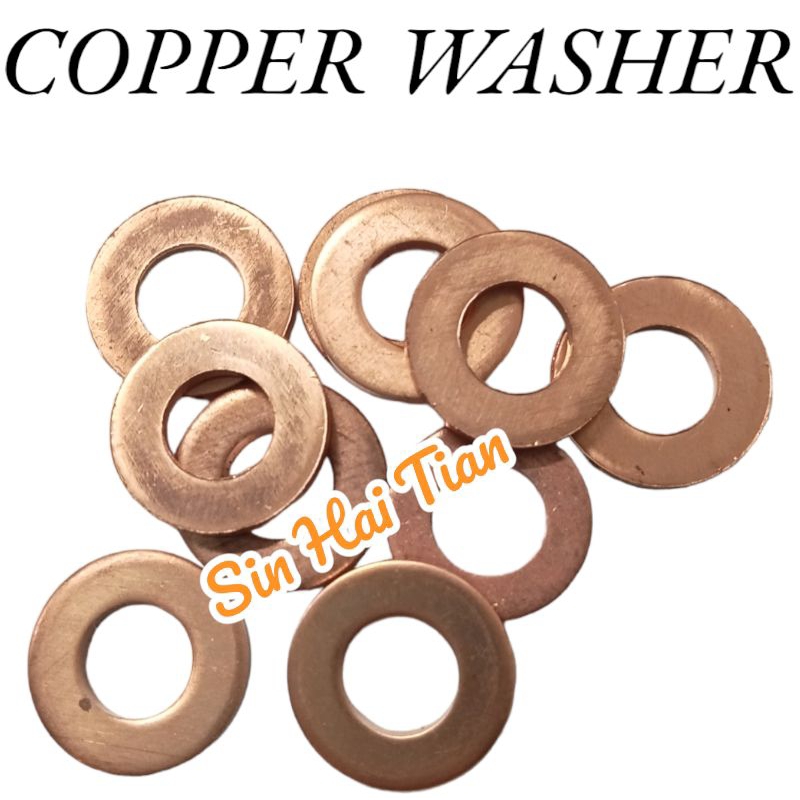 M6 M7 M8 COPPER WASHER PRICE PER PIECE | Shopee Philippines