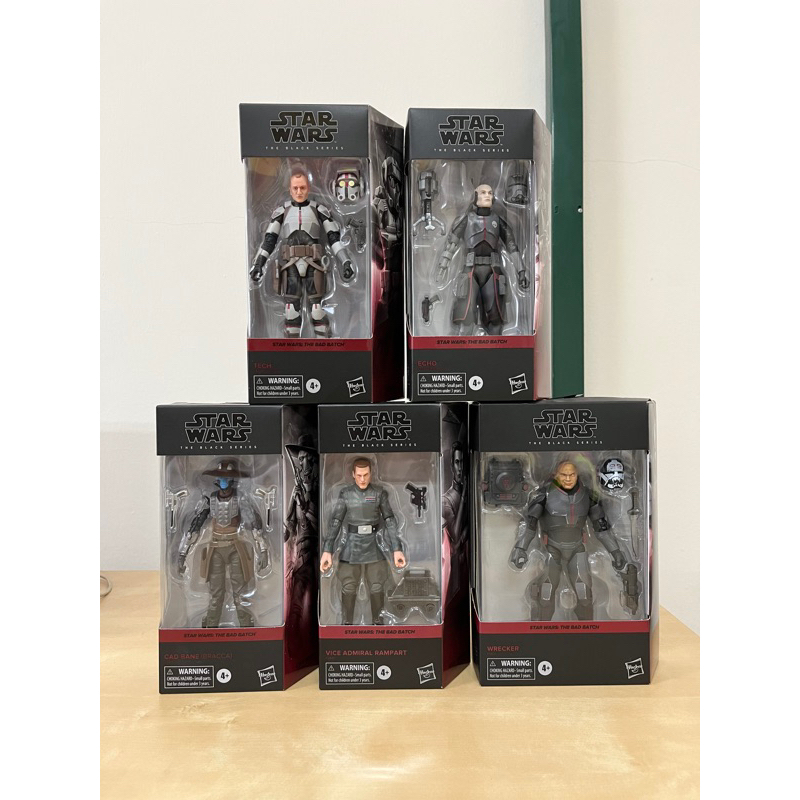 Star Wars The Bad Batch Series Tech Echo Cad Bane Wrecker Admiral ...