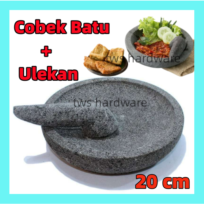 20cm HOT ITEM MERAPI MOUNTAIN LAVA STONE TURNING Stone Mortar & Pestle ...