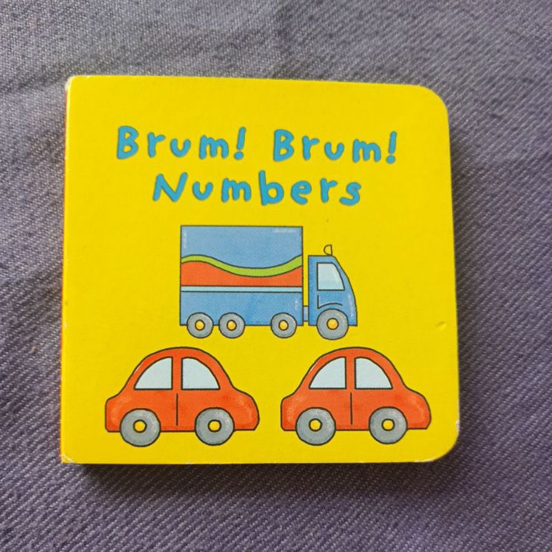 Brum Brum Numbers kids book | Shopee Philippines