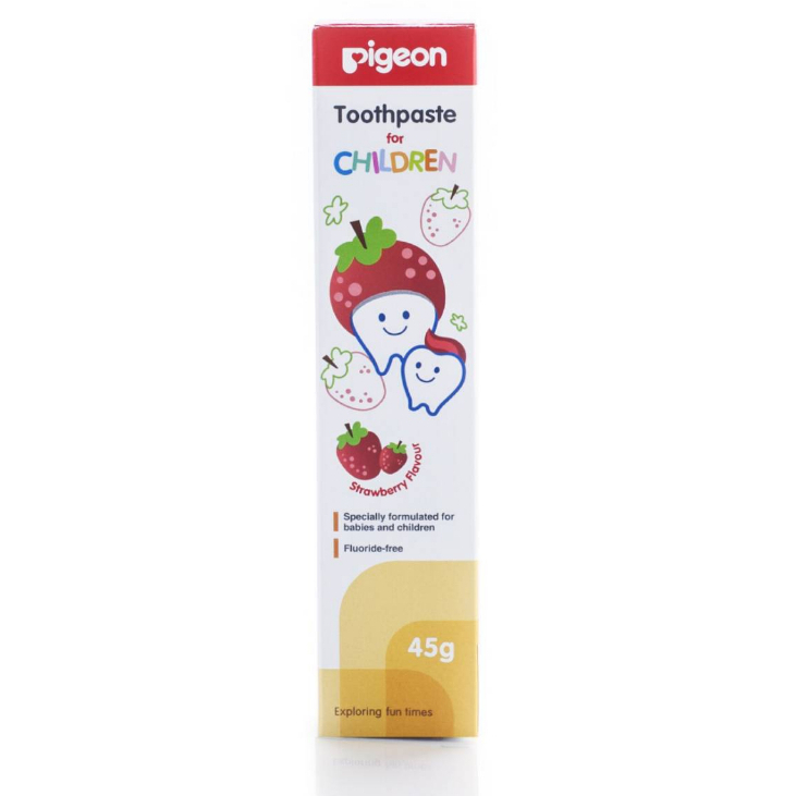 Pigeon Toothpaste for Children Fluoride Free - Strawberry | Shopee ...
