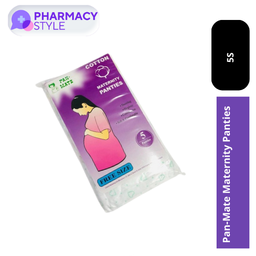 Pan-Mate Cotton Maternity Panties ( Free Size ) ( 5 Pieces ) | Shopee ...