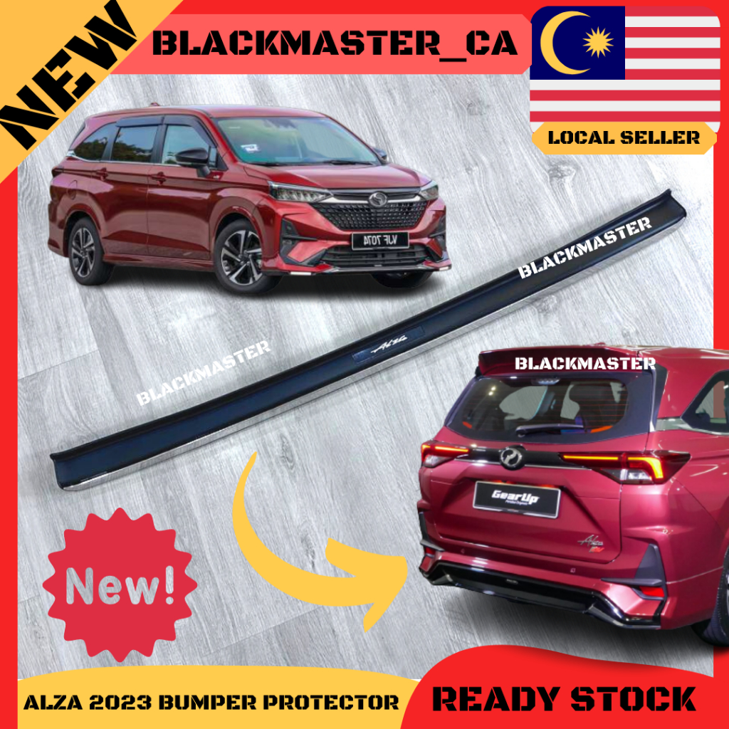 PERODUA ALZA 2022 2023 BUMPER PROTECTOR Alza Rear Bumber Step | Shopee ...