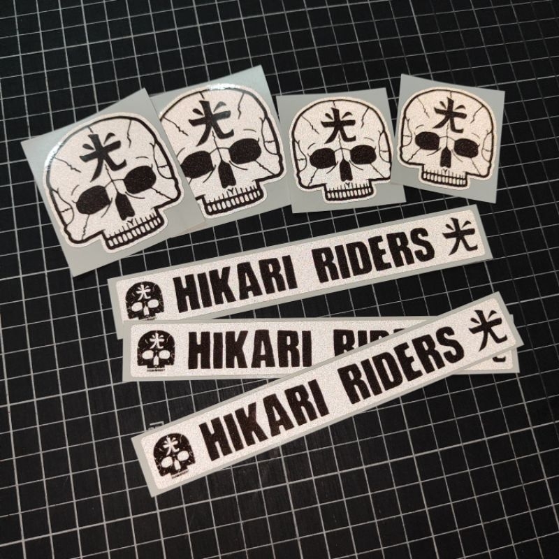 Sticker Hikari Riders ( Pantul Cahaya ) | Shopee Philippines