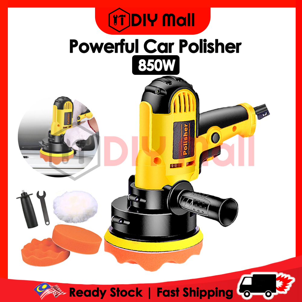 DIYMALL 850W Electric Car Polisher Machine 5'' Sander Buffer Polishing ...