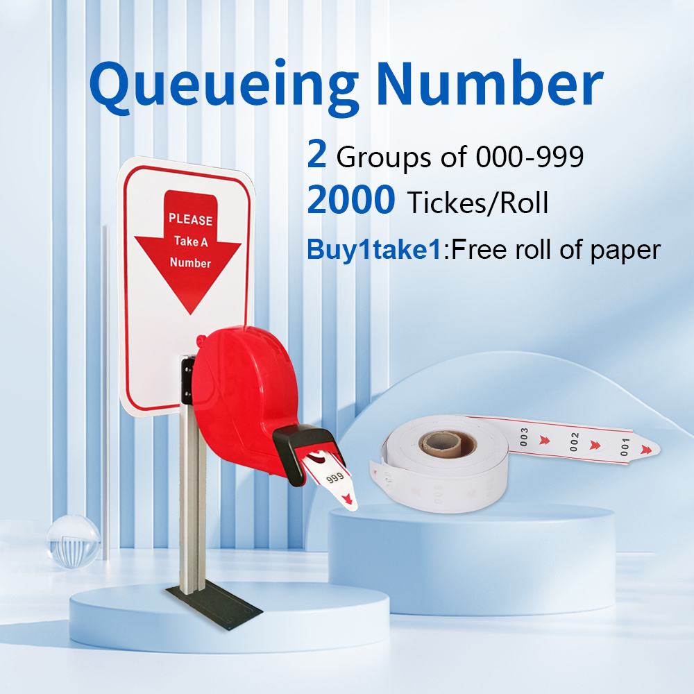 Ticket Stubs Roll Paper Turn Ticket Paper Rolls for Queuing Number ...