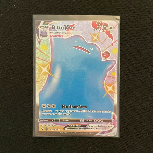 PTCG Shining Fates Shiny Ditto Vmax SV119/SV122 | Shopee Philippines