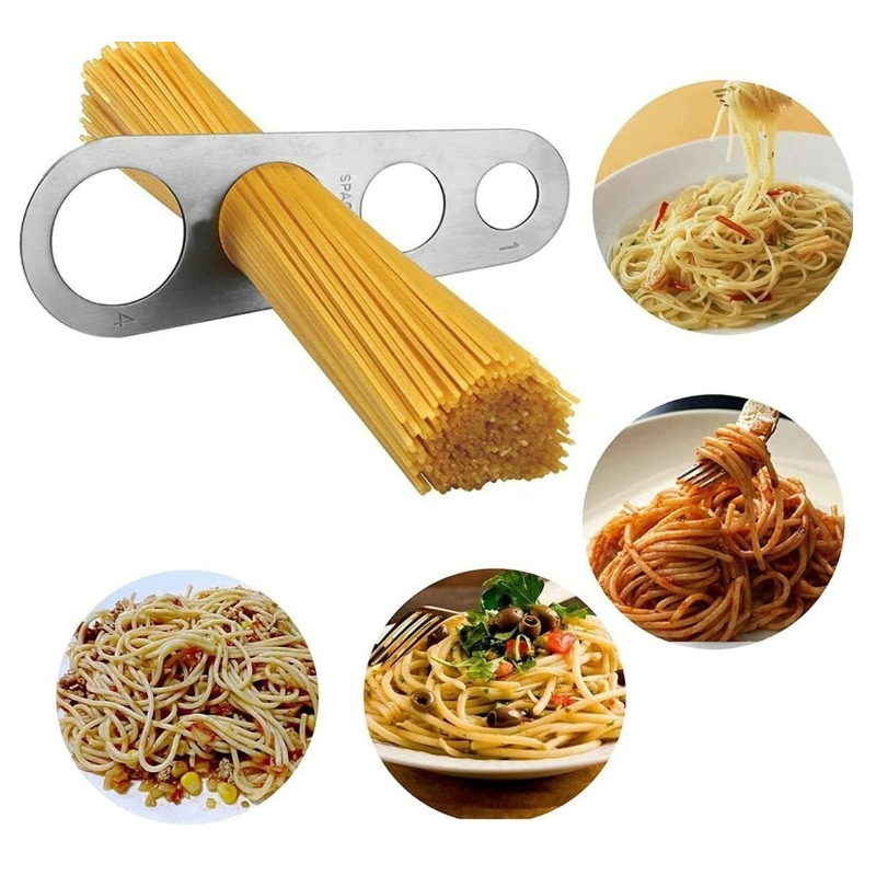 1 Pc Stainless Steel Spaghetti Measure Tool Pasta Noodle Measurer 4 ...