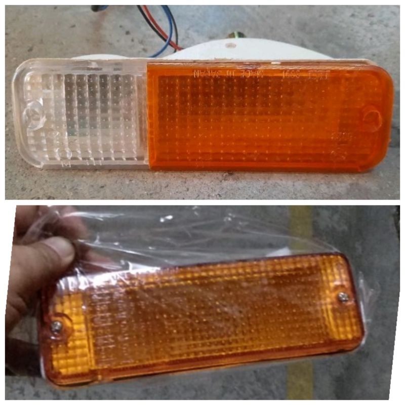 4x4 front or rear bull bar/bumper lamp depan belakang replacement signal lamp & brake light bnk ...