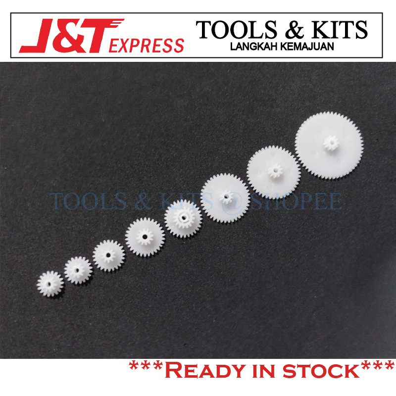 Plastic Compound Gear 10/11/13/16/23/29MM Tight to 2MM Shaft DIY/RBT ...