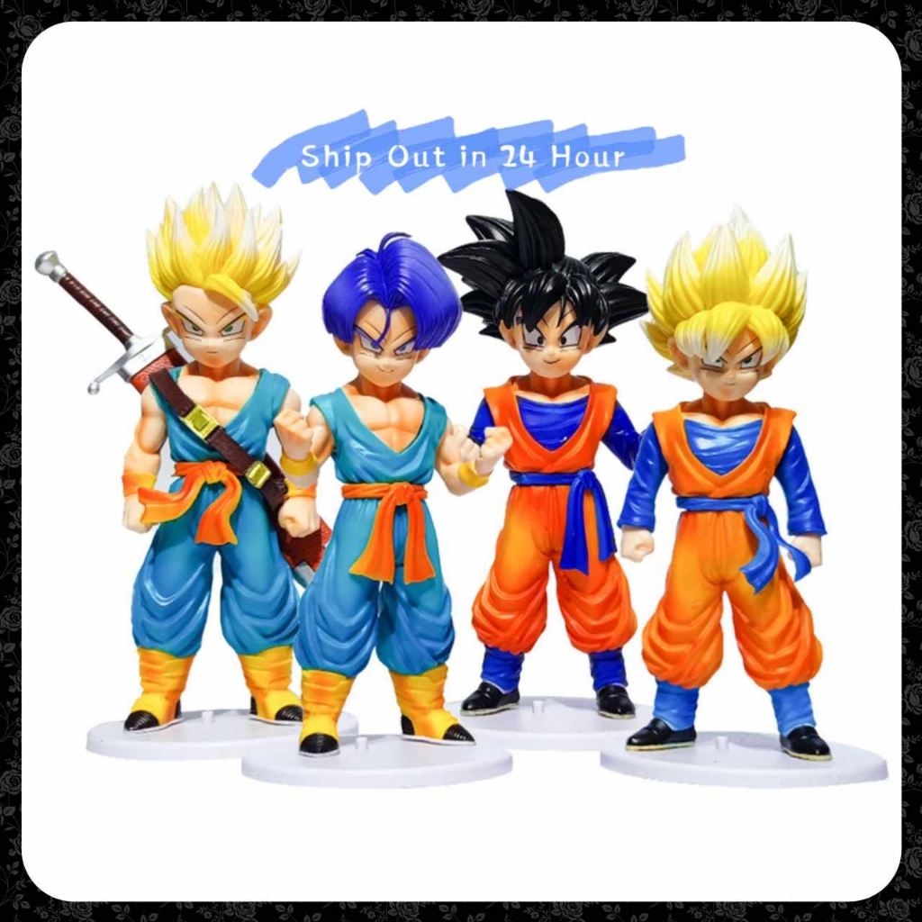 Big OFFERDRAGON BALL GROS KID GOTEN TRUNK SUPER SAIYAN COPY RESIN ...