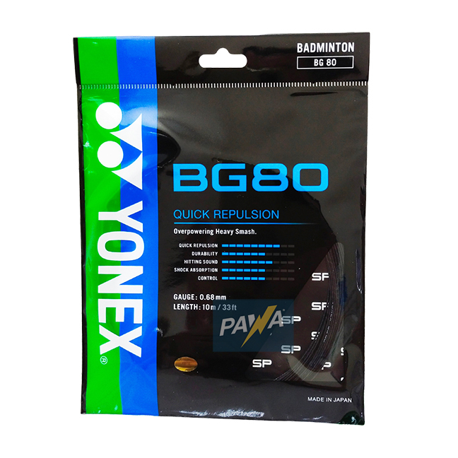 Yonex BG80 BG 80 Badminton String Sunrise 0.68MM For Hard Hitter ...