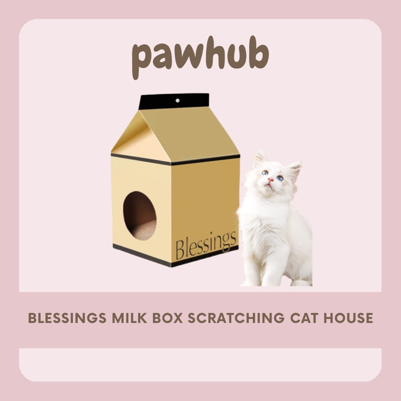 Blessings Milk Box Scratching Cat House | Shopee Philippines
