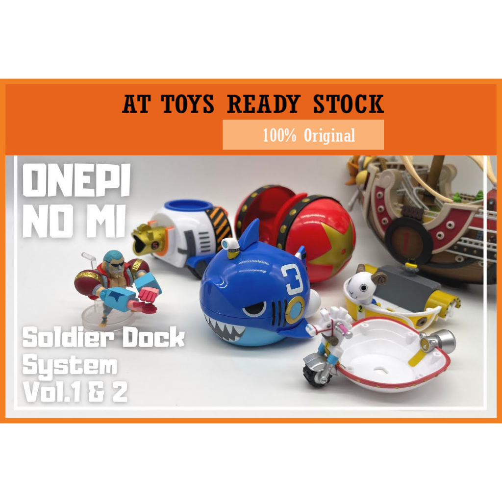 -ORIGINAL-Bandai ONE PIECE CAPCHARA ONEPI NO MI SOLDIER DOCK SYSTEM VOL ...