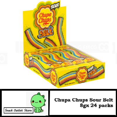 (Halal) Chupa Chups Sour Belt 8gx 24 packs | Shopee Philippines