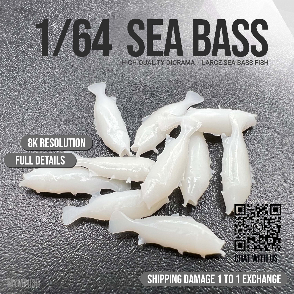 1/64 Diorama Sea Bass - 1:64 Scale Miniature Accessories aka Sea Bass ...