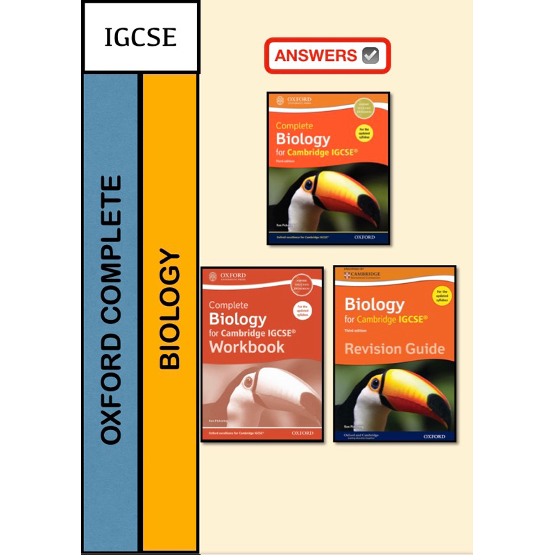 (PRINTED BOOK) IGCSE Complete Biology Textbook Workbook Revision Guide ...