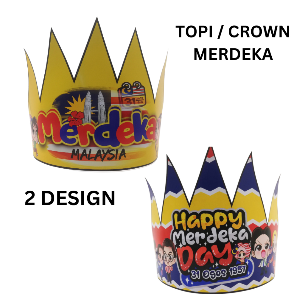 Merdeka crown merdeka hat for children | Shopee Philippines