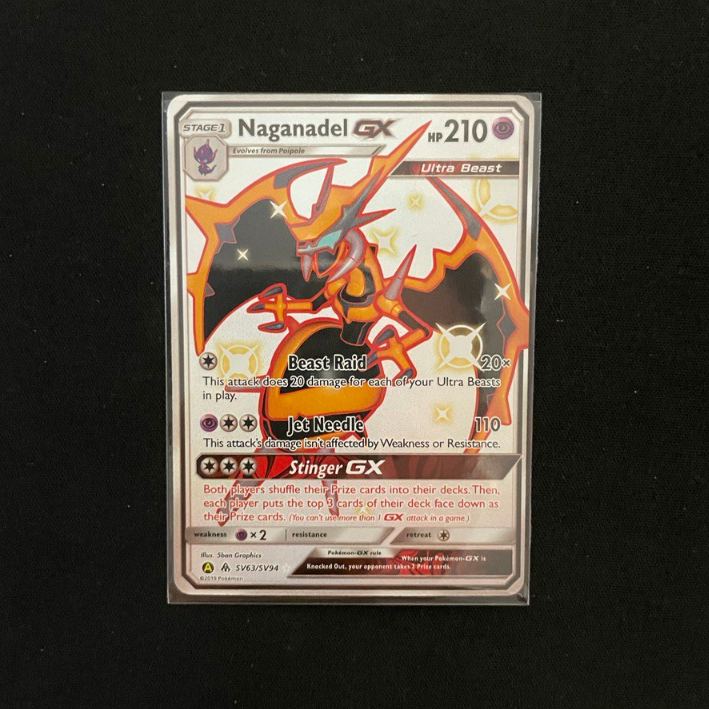 PTCG Hidden Fates Shiny Naganadel GX SV63/SV94 | Shopee Philippines