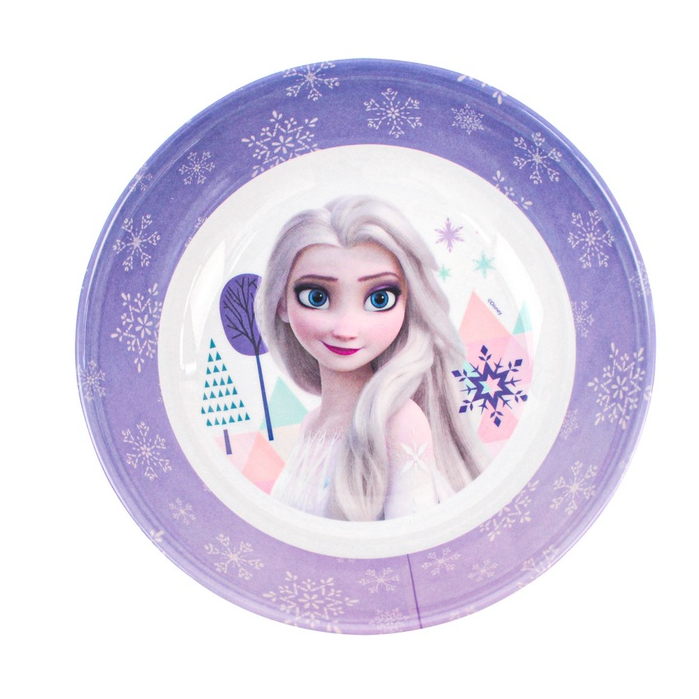 Disney Frozen Elsa Soup Bowl - Purple Colour For School & Office (7.5 ...