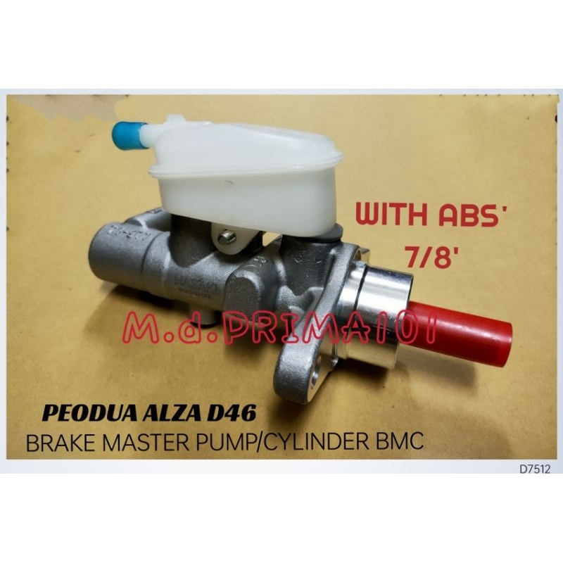 PEODUA ALZA D46 BRAKE MASTER PUMP/CYLINDER BMC | Shopee Philippines