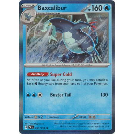 Pokemon Card Game Baxcalibur - 060/193 - Holo | Shopee Philippines